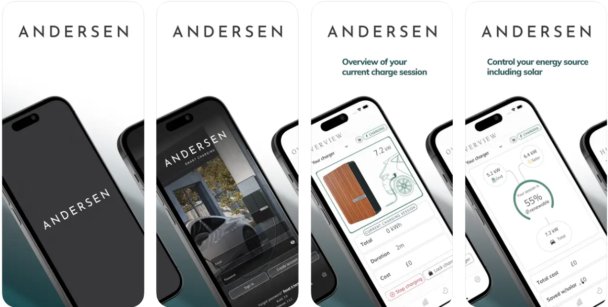 Andersen Quartz Premium EV Charger - EV-PV