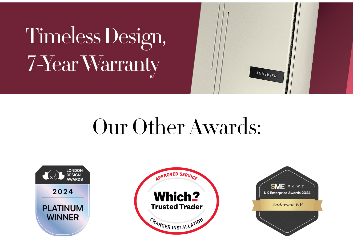 Andersen Quartz Premium EV Charger - EV-PV